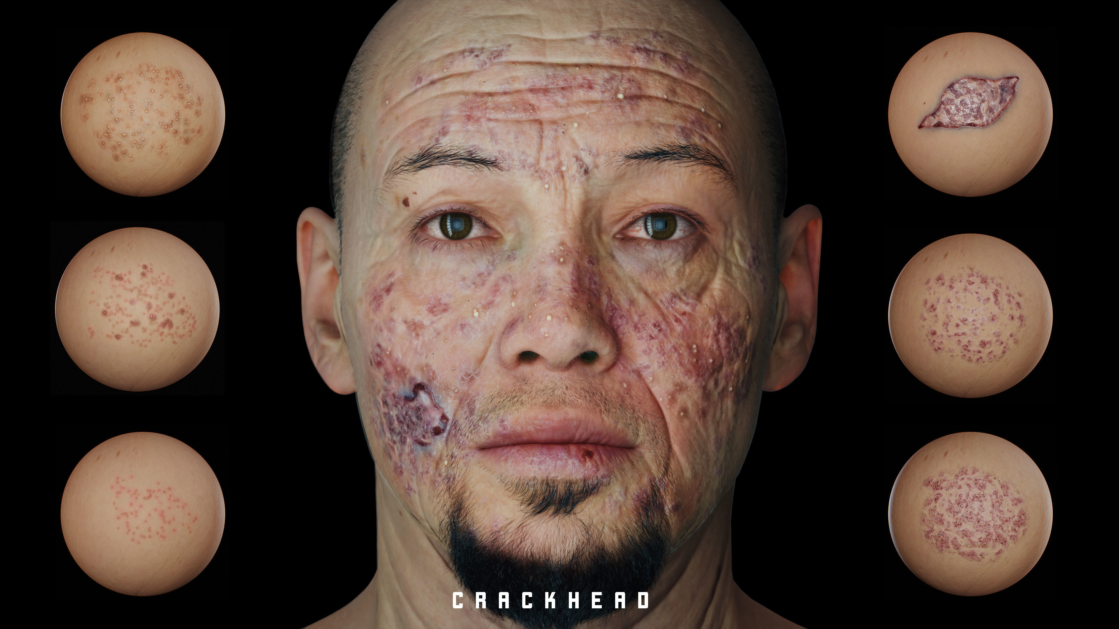 Character Imperfection Brush Smart Material 3D model | CGTrader