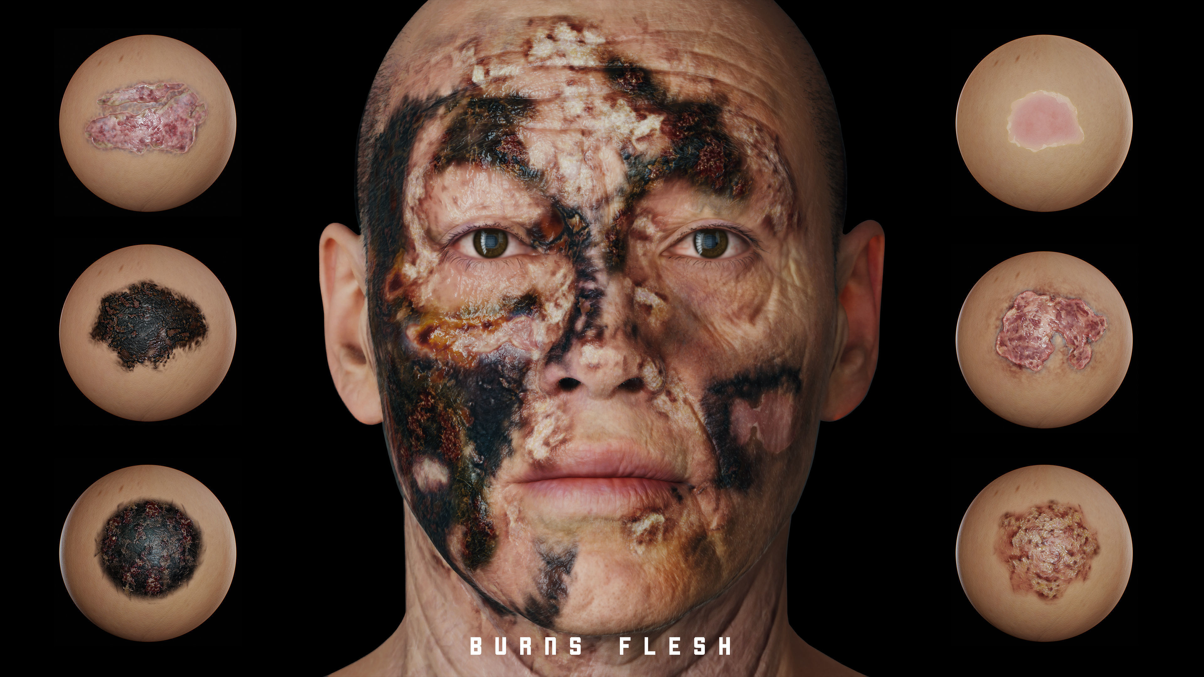 Character Imperfection Brush Smart Material 3D model | CGTrader