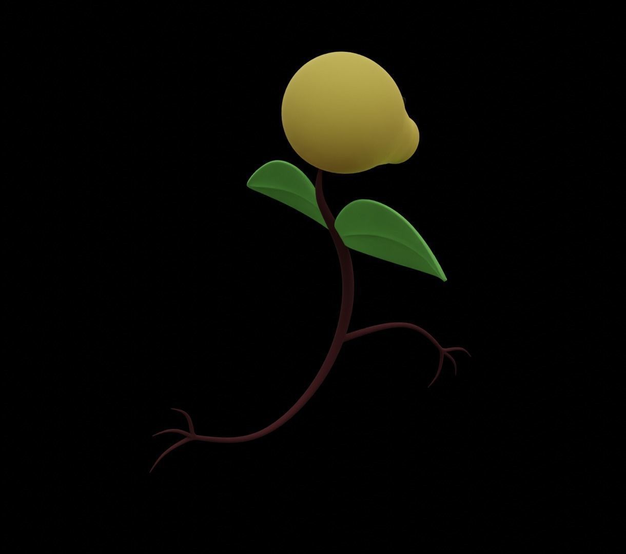 Belsprout pokemon 3D model 3D model | CGTrader