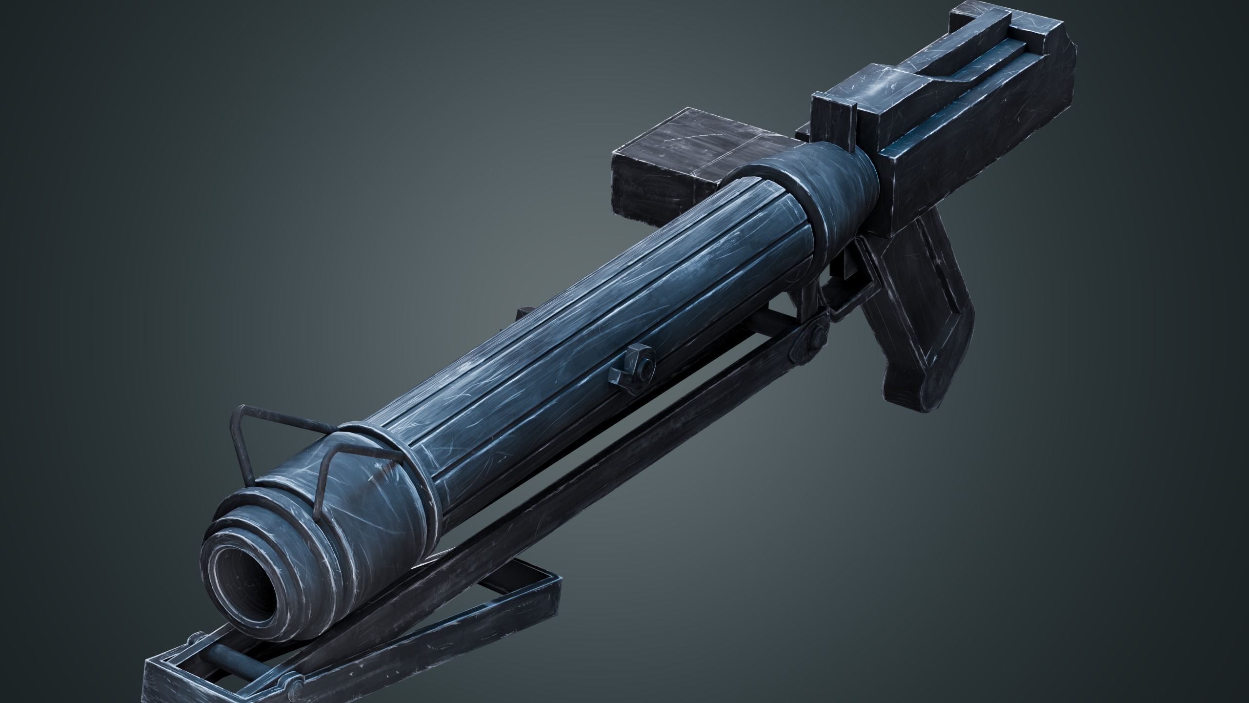 DC-15 Blaster Carbine 3D model - Star Wars The Clone Wars 3D model ...