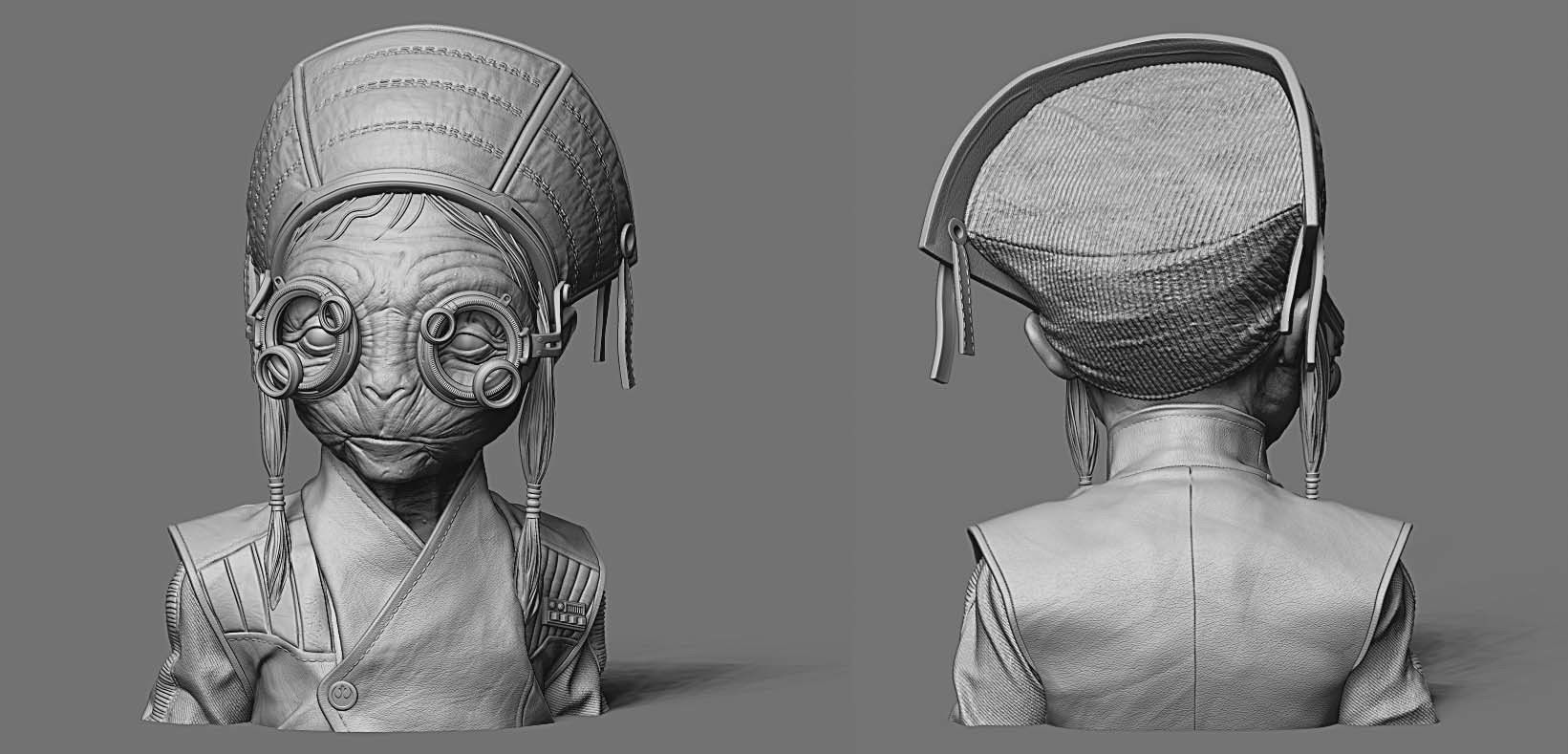 Maz Kanata from Star Wars 3D model 3D printable | CGTrader