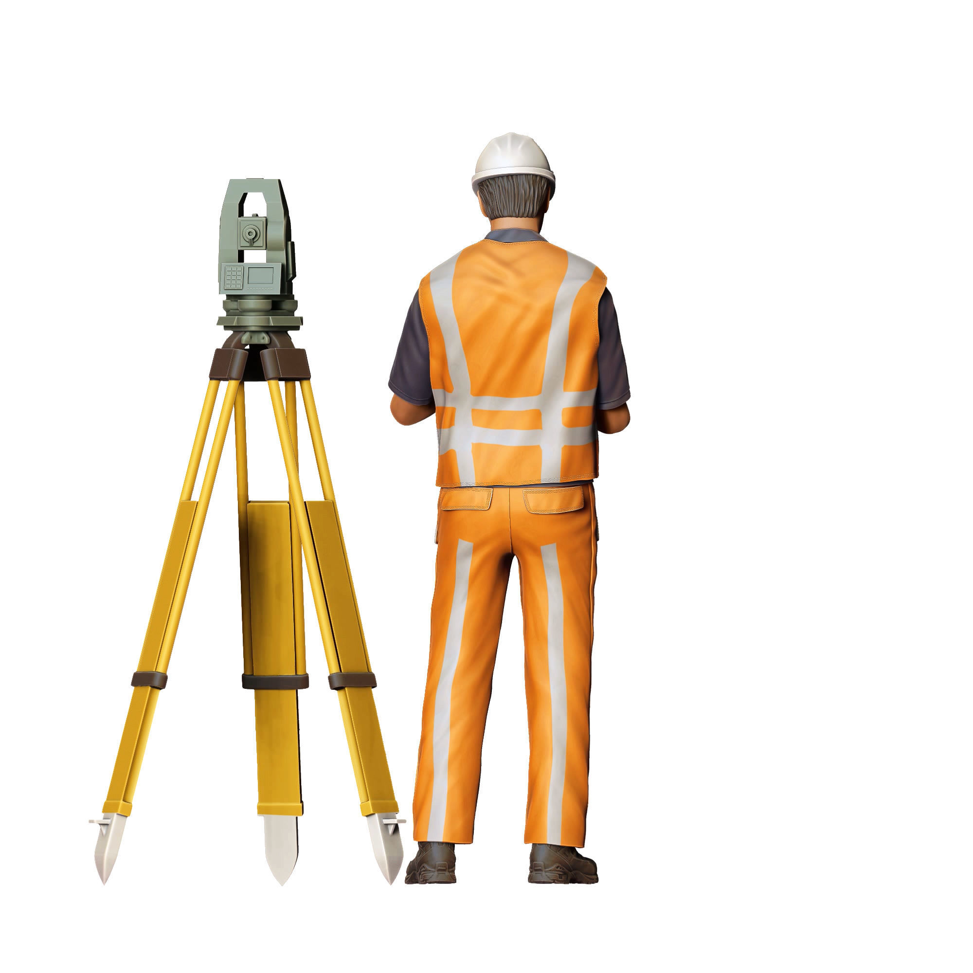 N1 Railway Track Surveyor with theodolite camera 3D model 3D printable ...