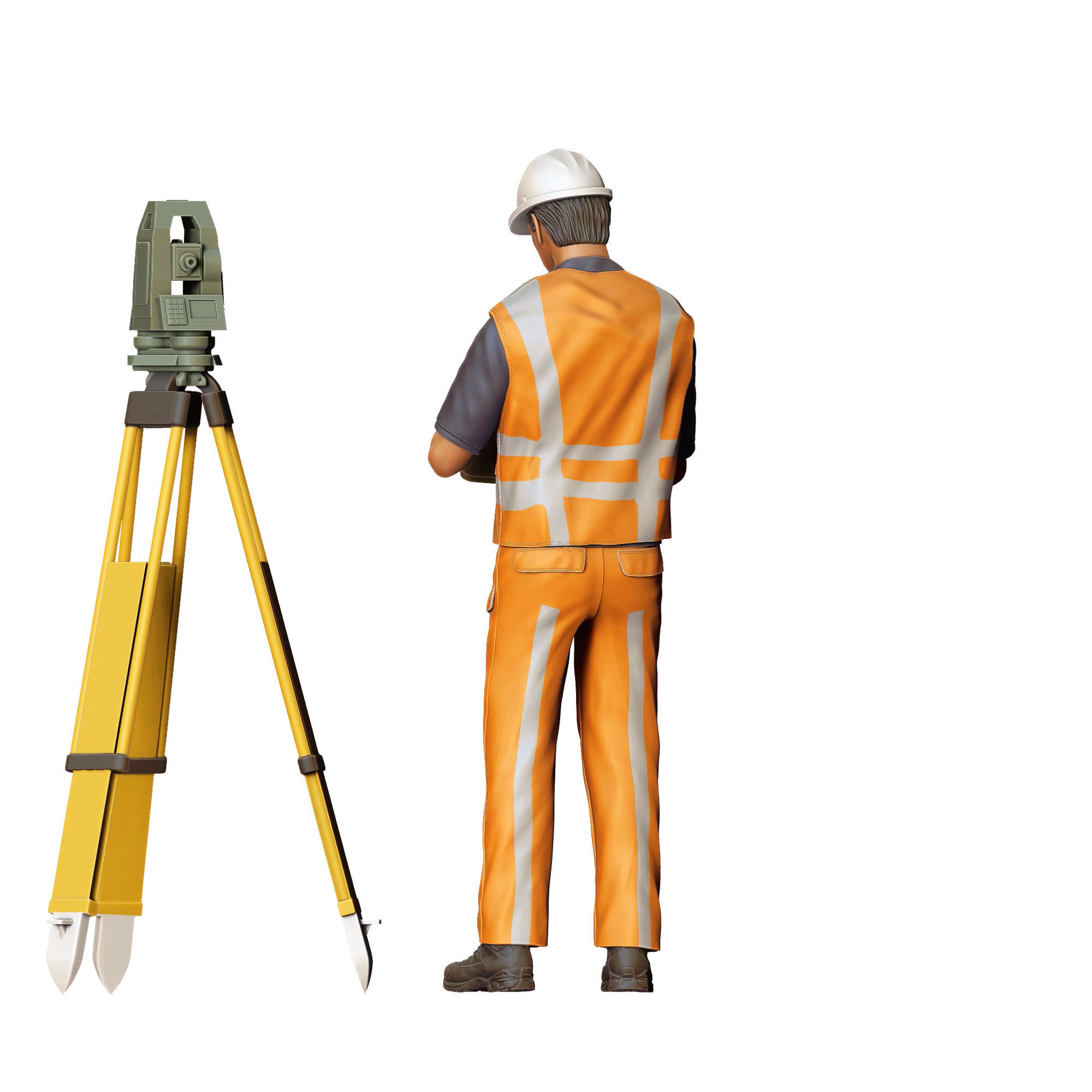 N1 Railway Track Surveyor with theodolite camera 3D model 3D printable ...