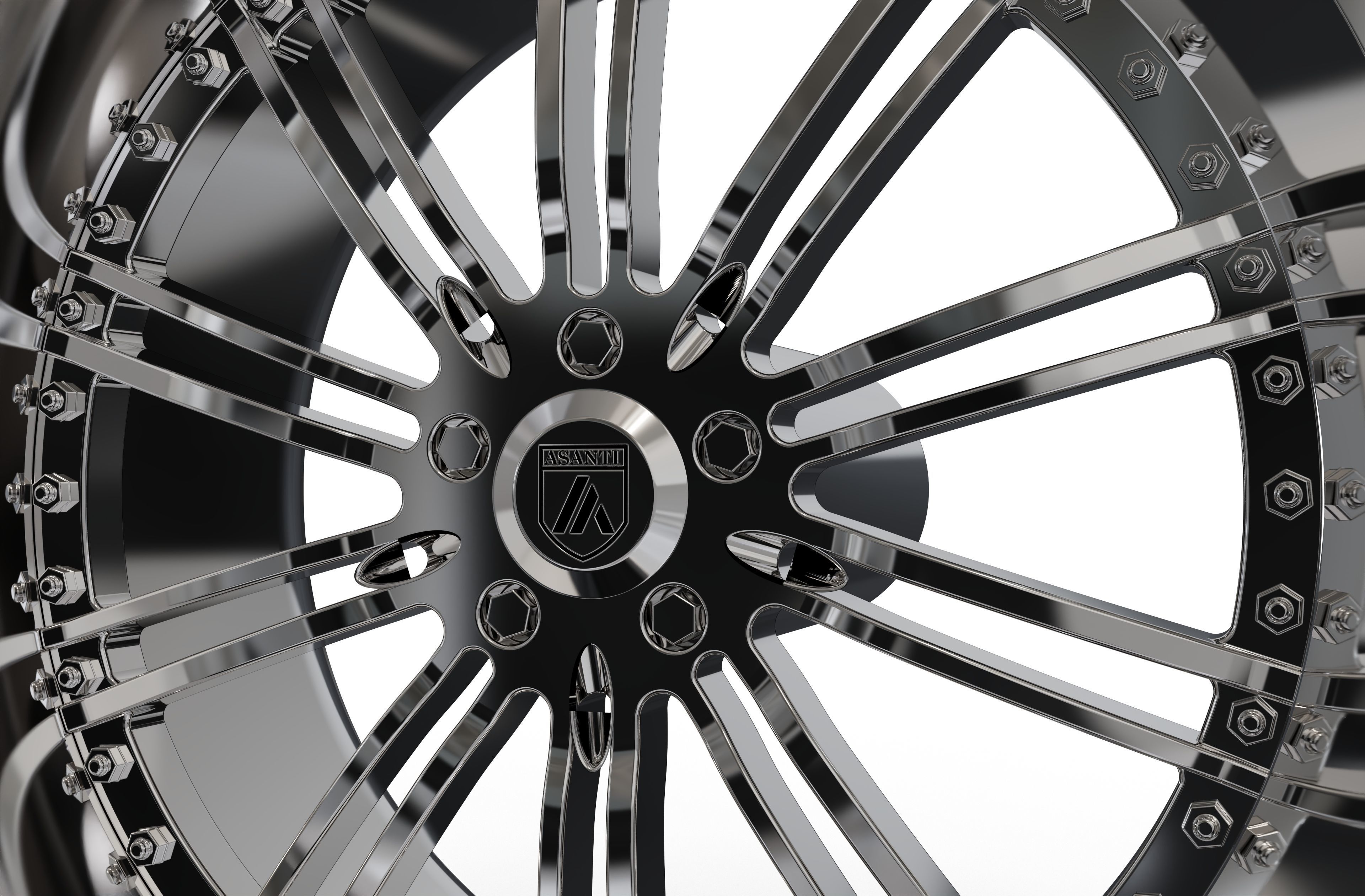 ASANTI AF128 WHEEL 3D MODEL 3D model | CGTrader