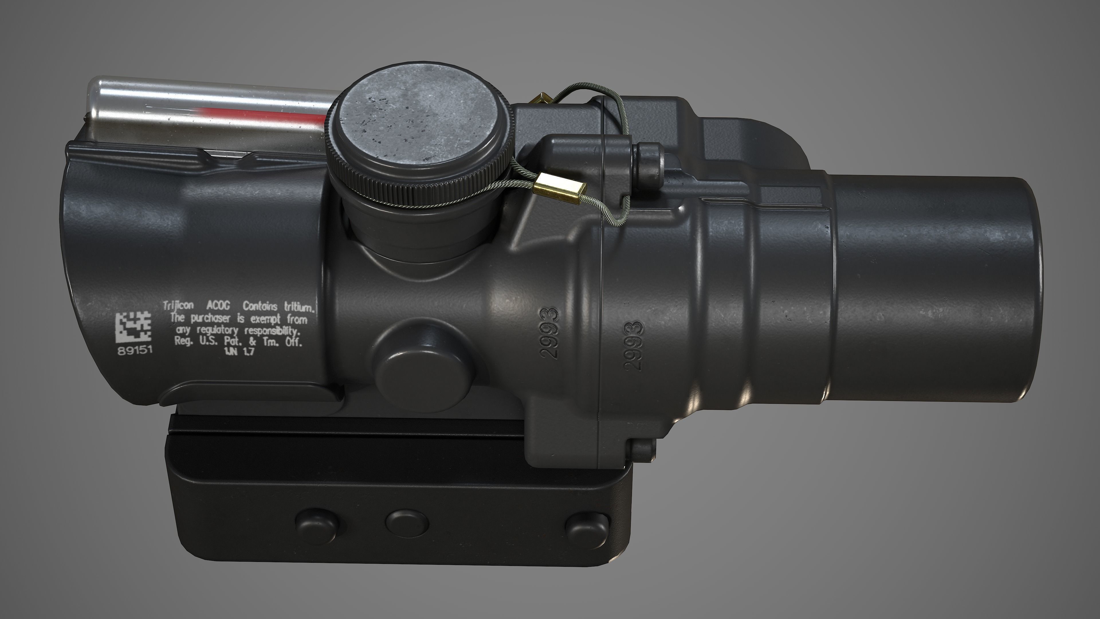 3D model ACOG 1 5x16S - Replica VR / AR / low-poly | CGTrader