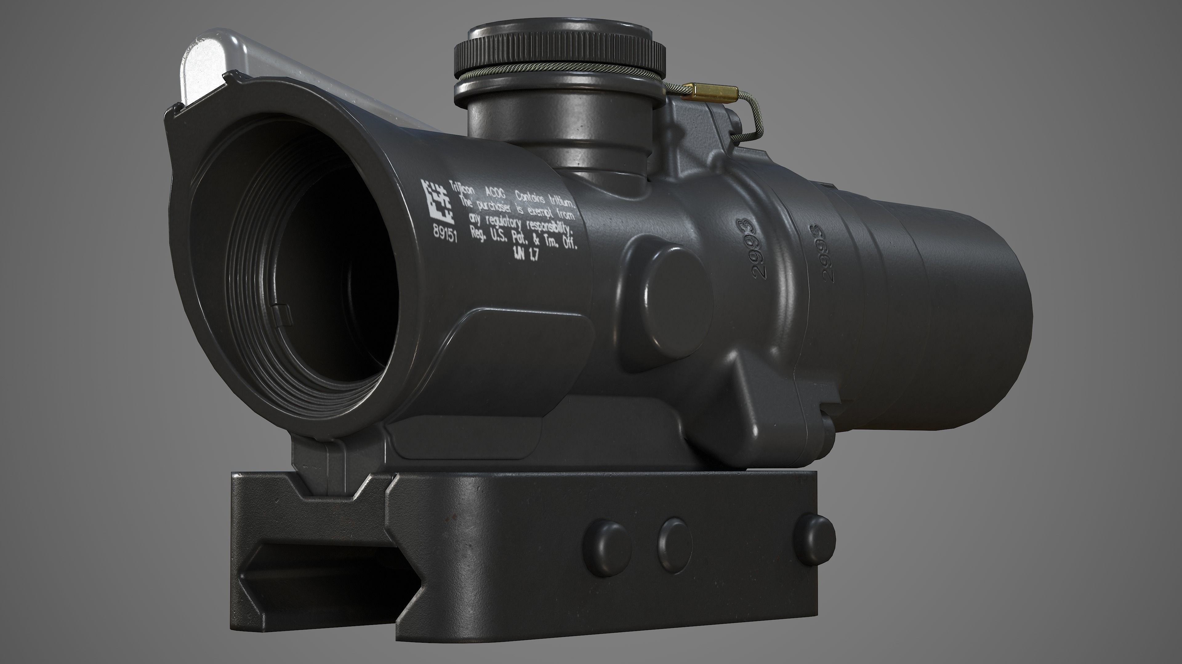3D model ACOG 1 5x16S - Replica VR / AR / low-poly | CGTrader