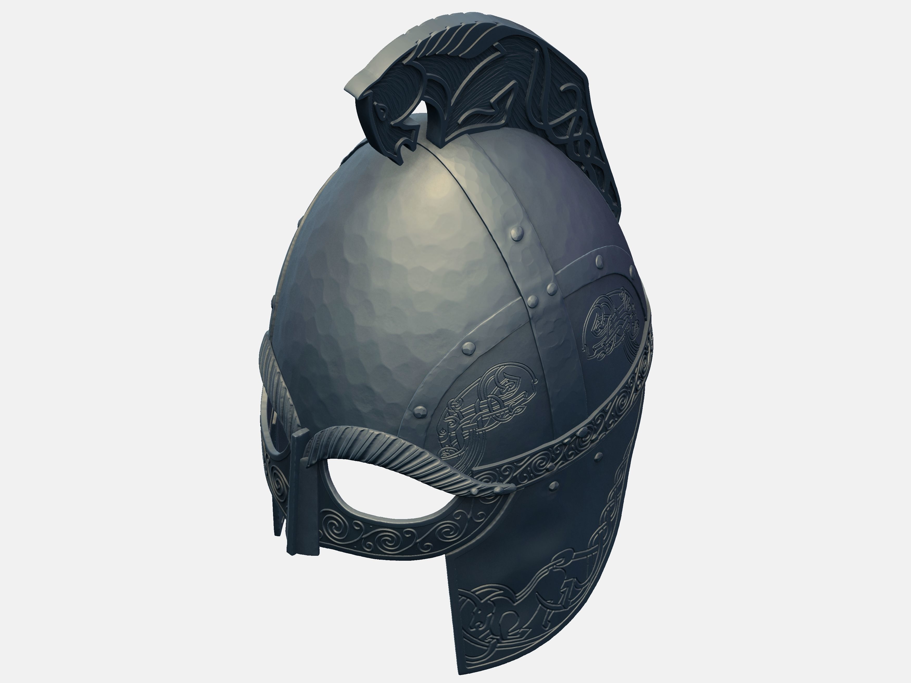 The Rohan Royal Guard Helmet 3D model 3D printable | CGTrader