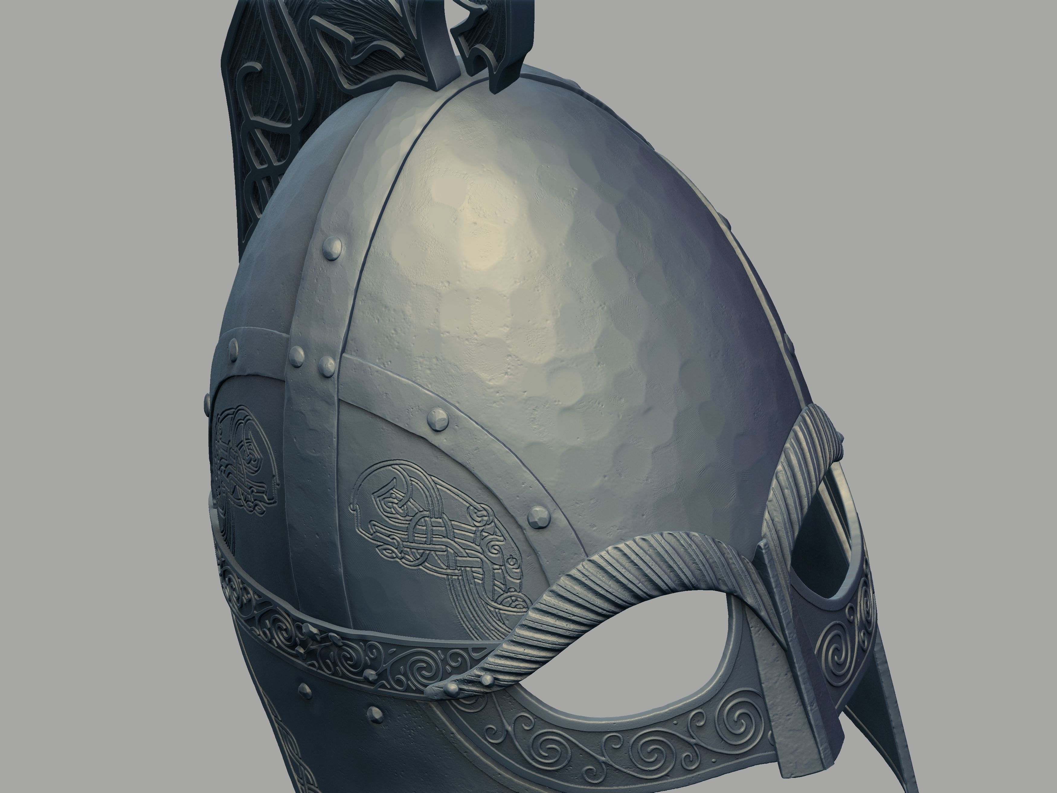 The Rohan Royal Guard Helmet 3D model 3D printable | CGTrader