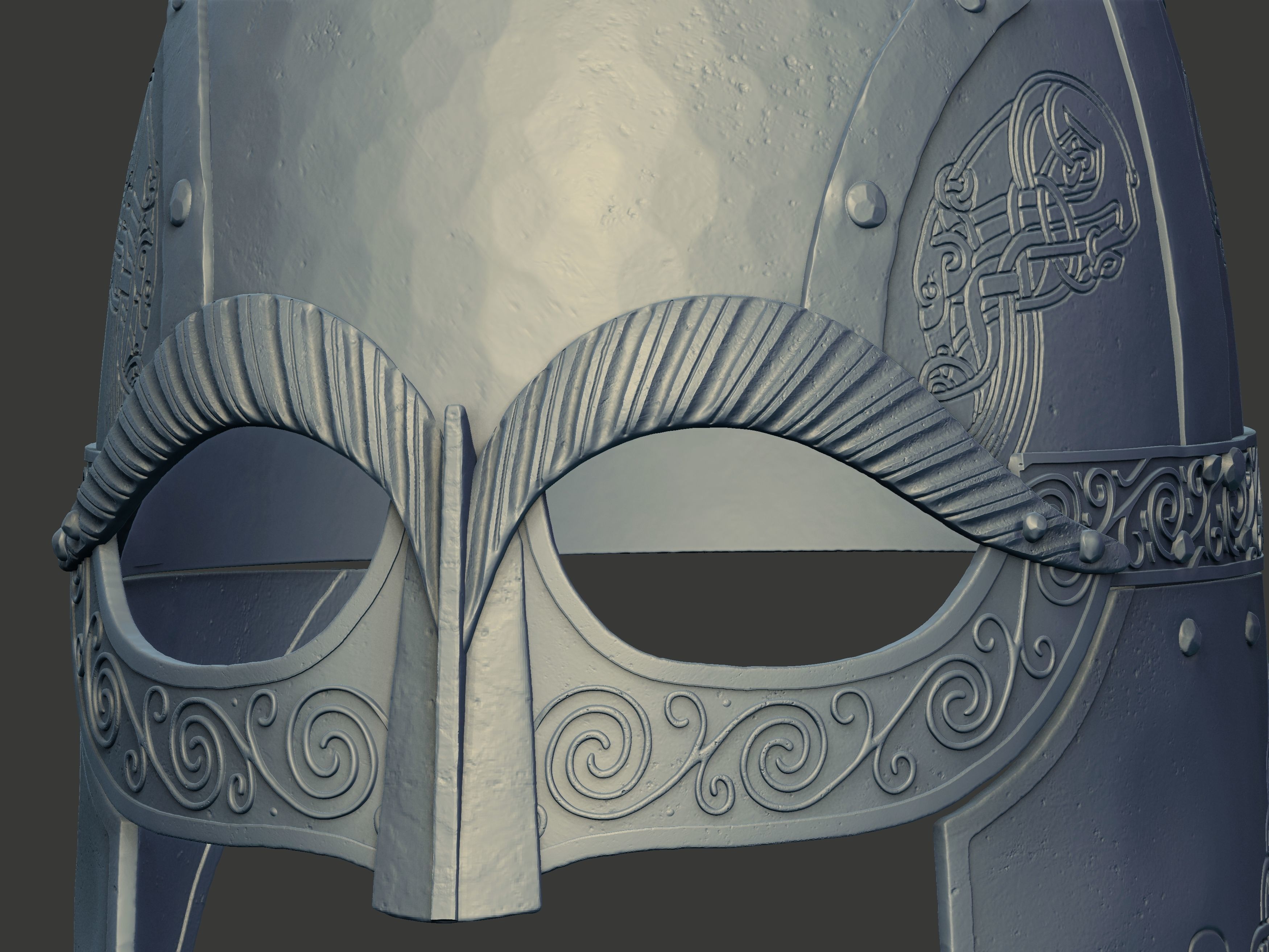 The Rohan Royal Guard Helmet 3D model 3D printable | CGTrader