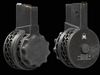 3D model X Products X-25 50 Round Drum Skeletonized Magazine cal 308 VR ...