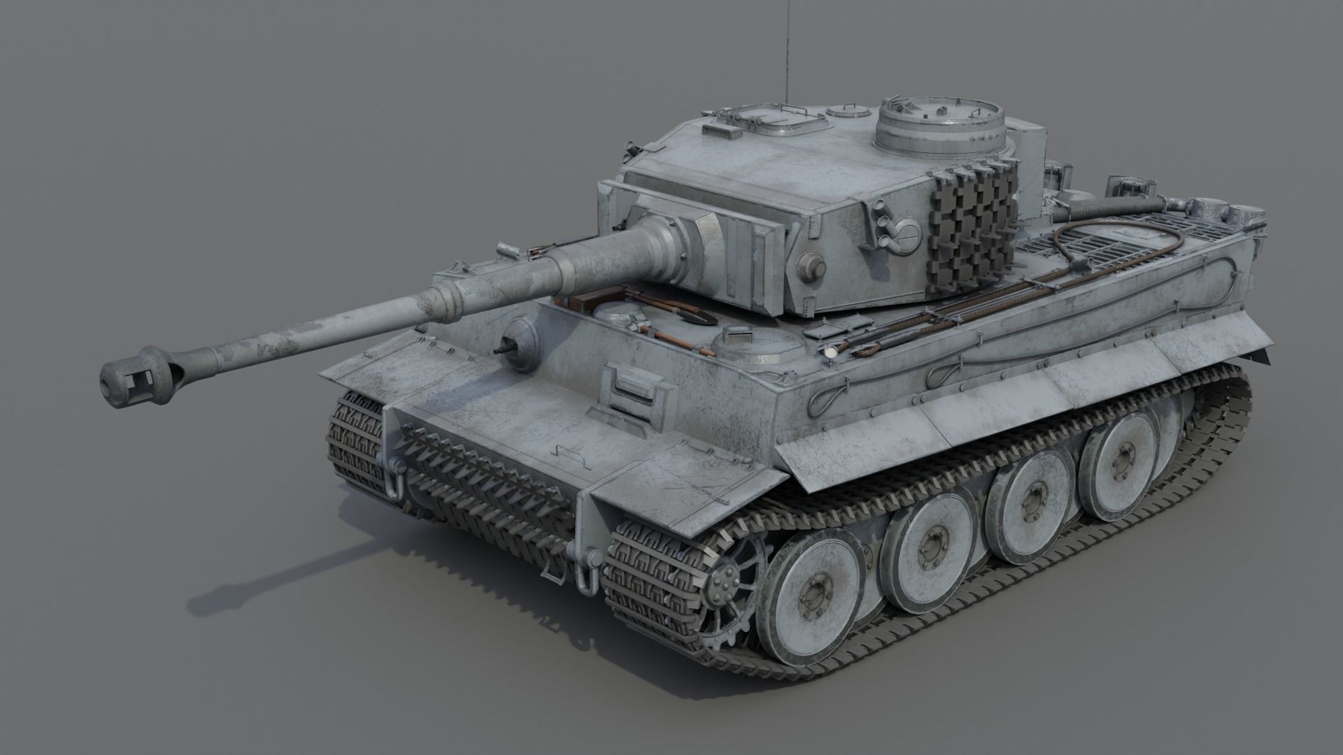 3D model Panzerkampfwagen VI Tiger Ausf H1 Heavy Tank VR / AR / low-poly | CGTrader