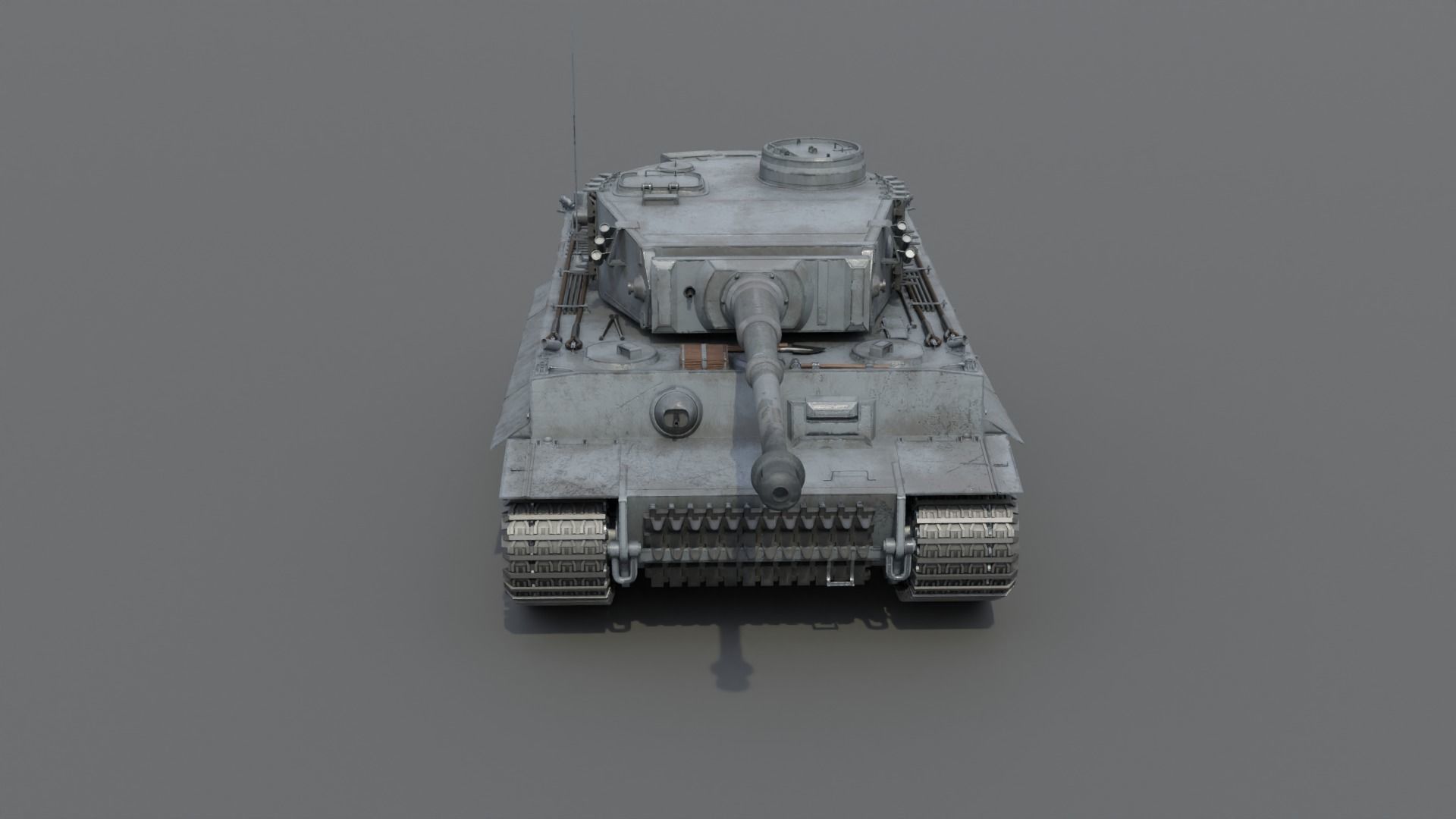3D model Panzerkampfwagen VI Tiger Ausf H1 Heavy Tank VR / AR / low ...