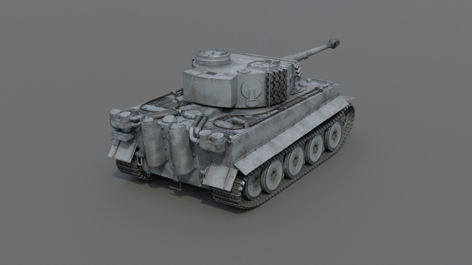 3D model Panzerkampfwagen VI Tiger Ausf H1 Heavy Tank VR / AR / low ...