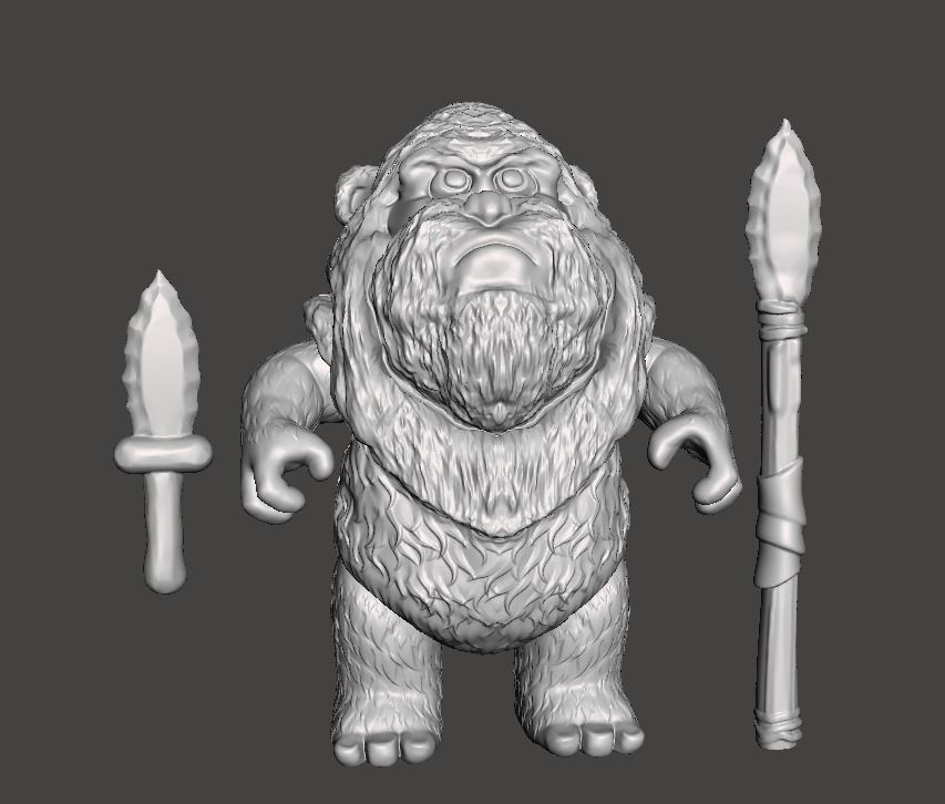 STL File 3D Ewoks Weechee 3D Print Model 3D OBJ 3D print modell 3D ...