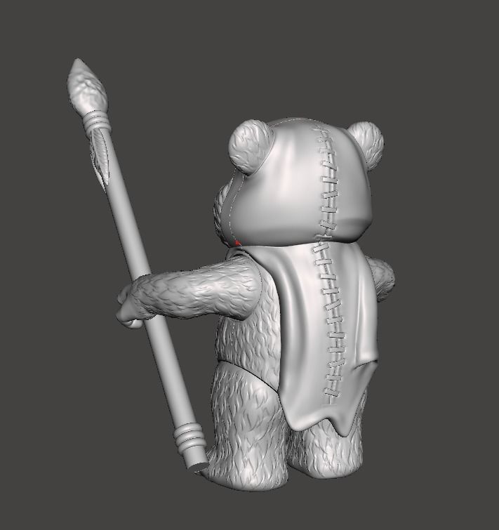 STL File 3D Ewoks Wicket 3D Print Model 3D OBJ 3D print model 3D model ...