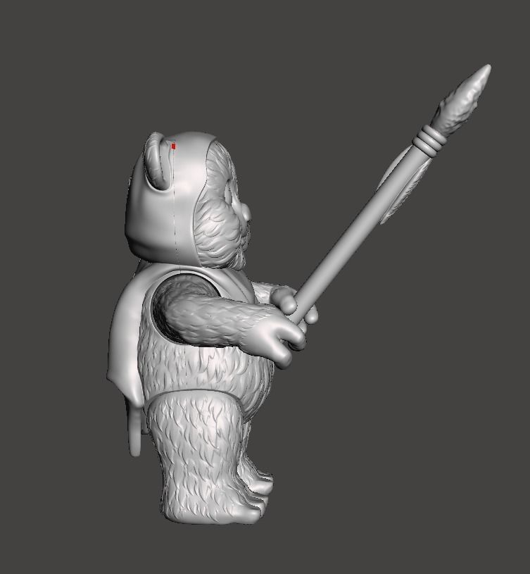 STL File 3D Ewoks Wicket 3D Print Model 3D OBJ 3D print model 3D model ...