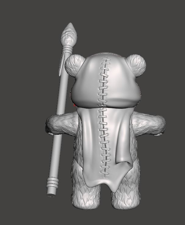 STL File 3D Ewoks Wicket 3D Print Model 3D OBJ 3D print model 3D model ...