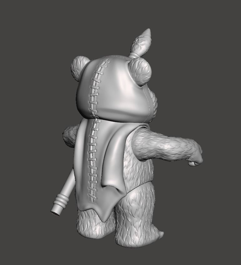 STL File 3D Ewoks Wickett 3D Print Model 3D OBJ 3D Series 2 3D model 3D ...