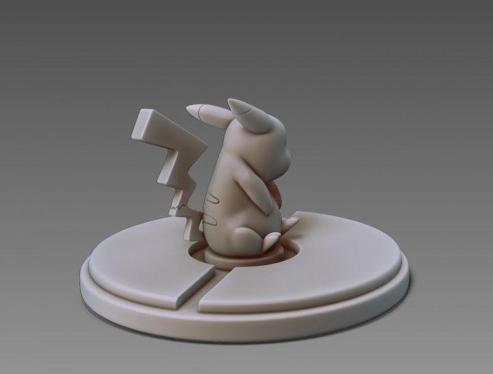 Pokemon Pikachu stl 3D model 3D printable | CGTrader