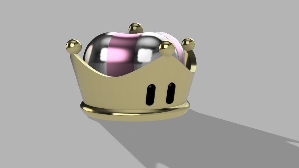 Crown Bowsette 3D print model STL digital download 3D model 3D ...