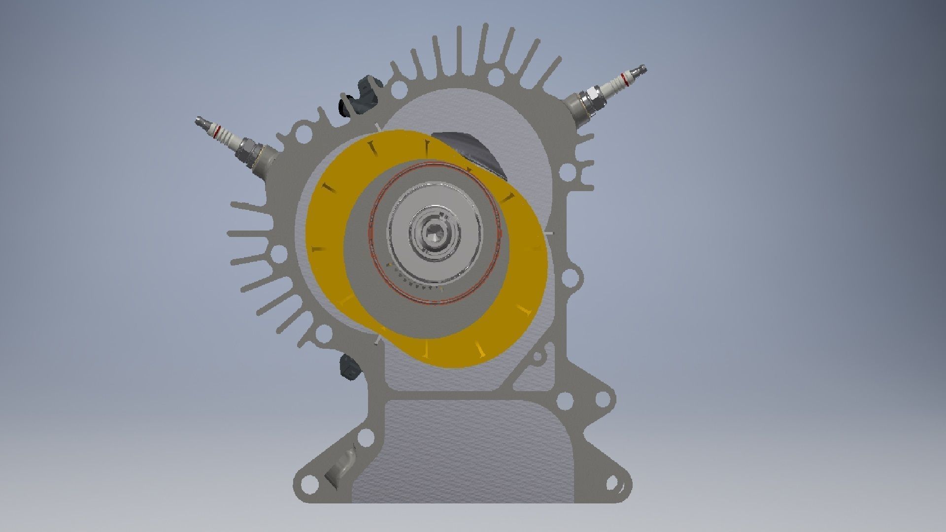 Two stroke roatry engine 3D model | CGTrader