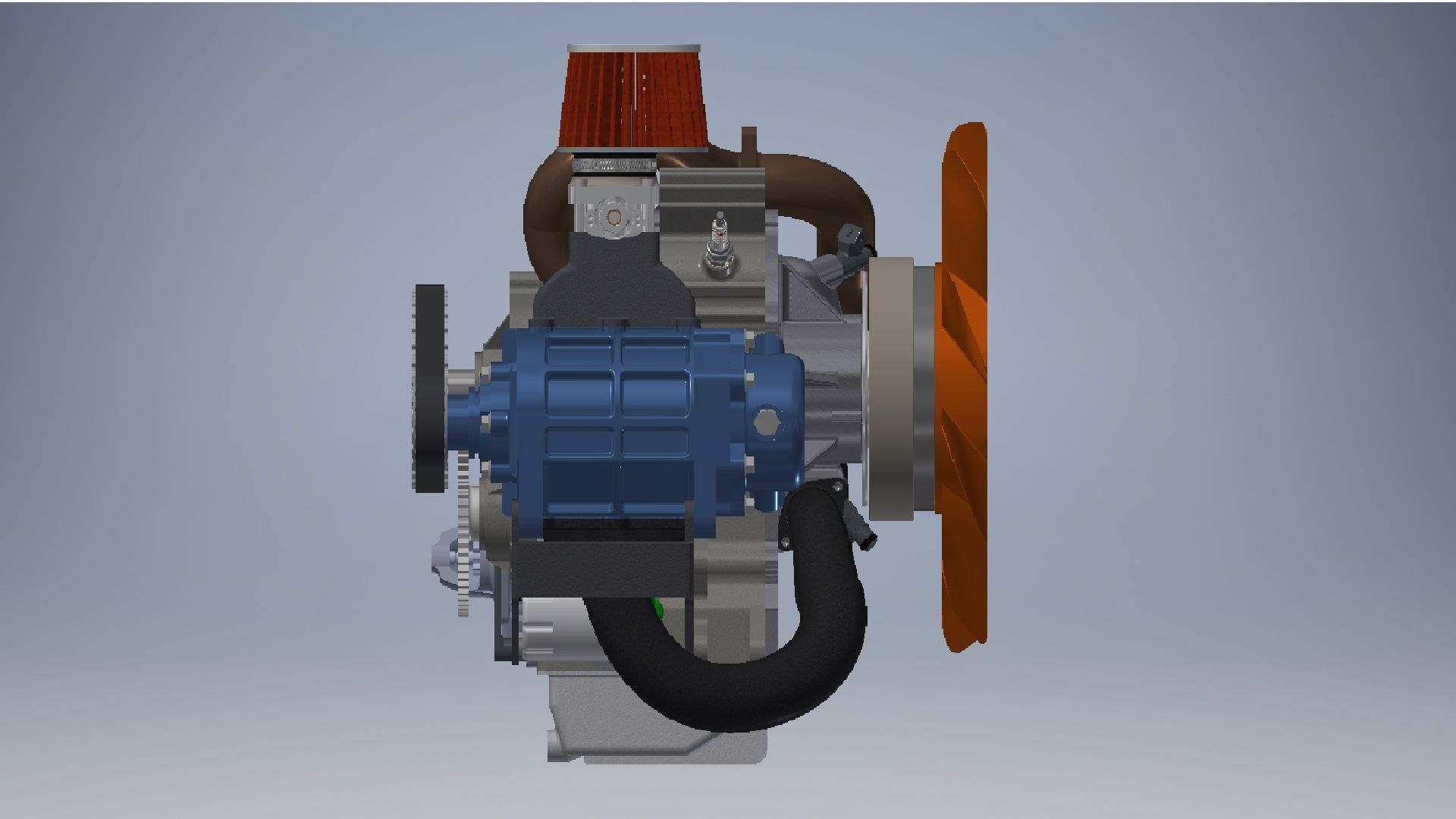 Two stroke roatry engine 3D model | CGTrader