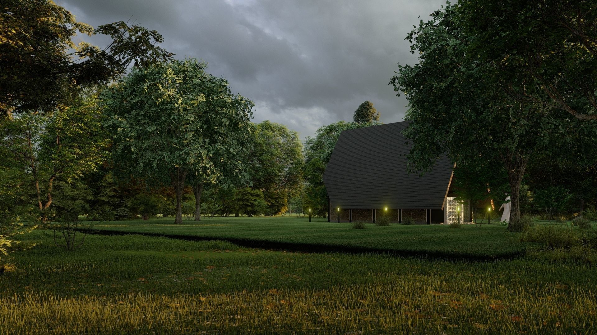 Musholla Modern Dufan 3D model | CGTrader