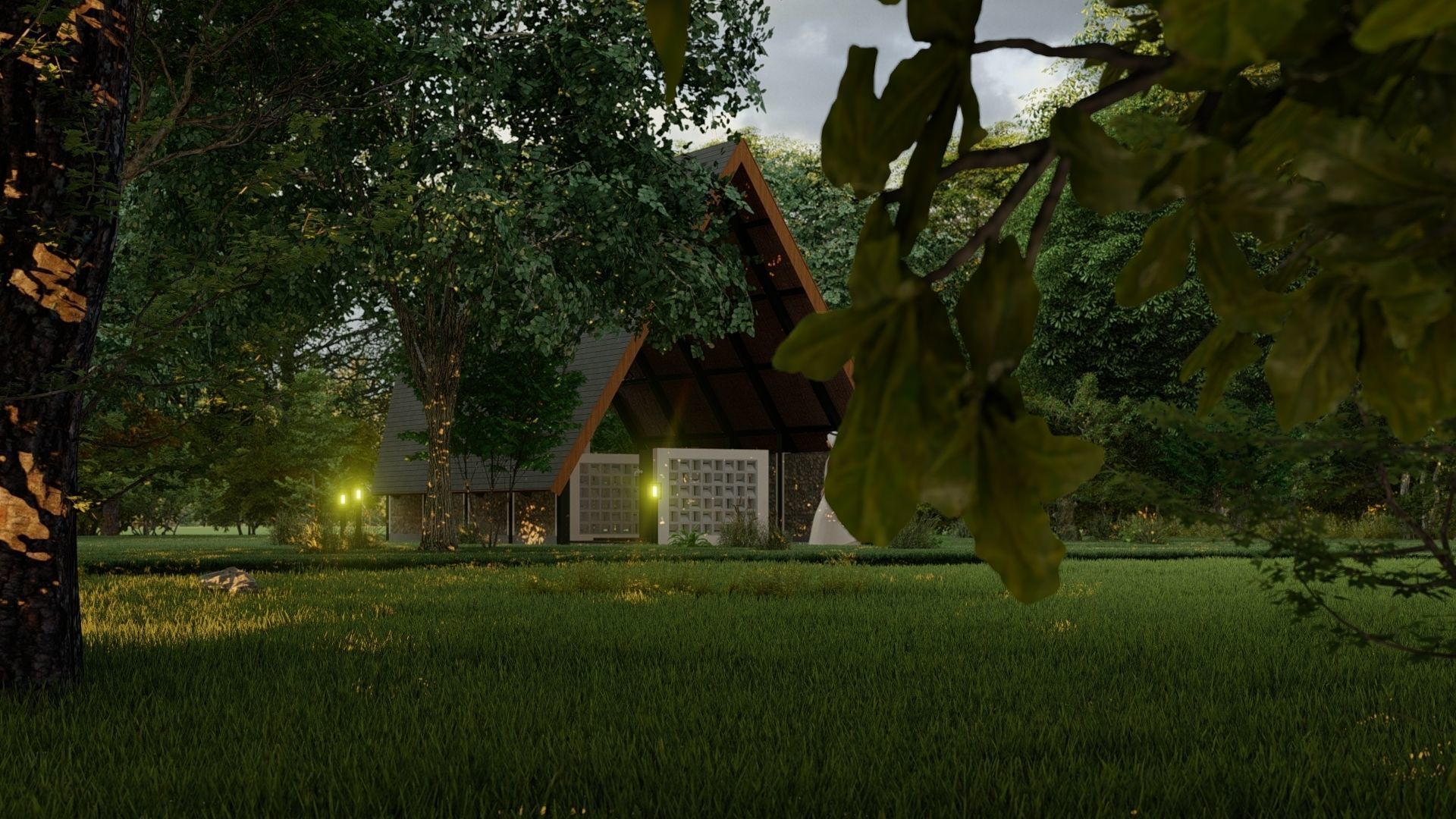 Musholla Modern Dufan 3D model | CGTrader