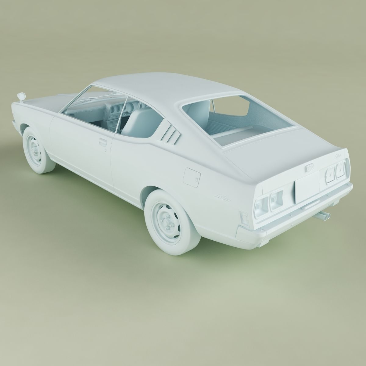 Mitsubishi COlt Galant GTO 3D model | CGTrader