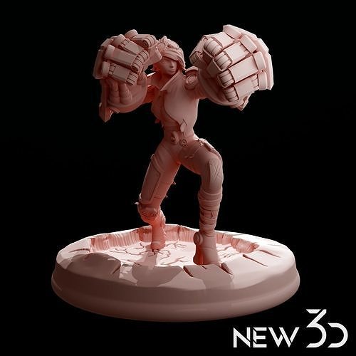 Vi league of legends 3D model 3D printable | CGTrader