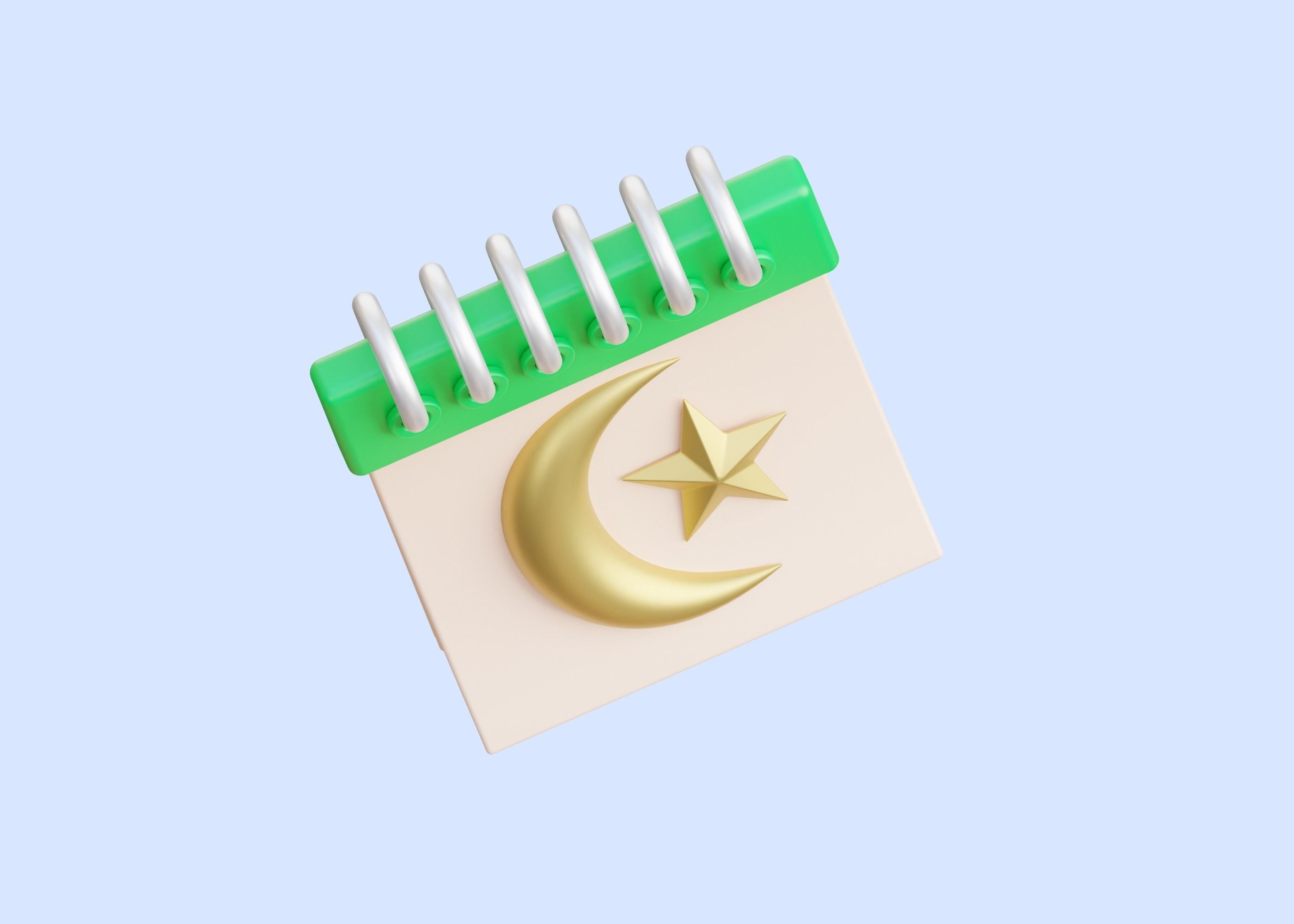 3D model Ramadhan Date Illustration VR / AR / low-poly | CGTrader