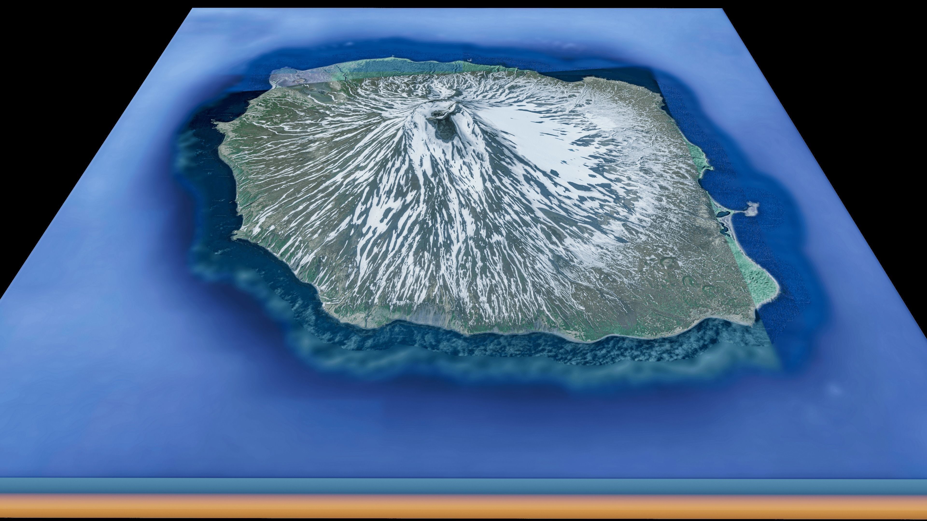3D model atlasov island 3d model terrain VR / AR / low-poly | CGTrader