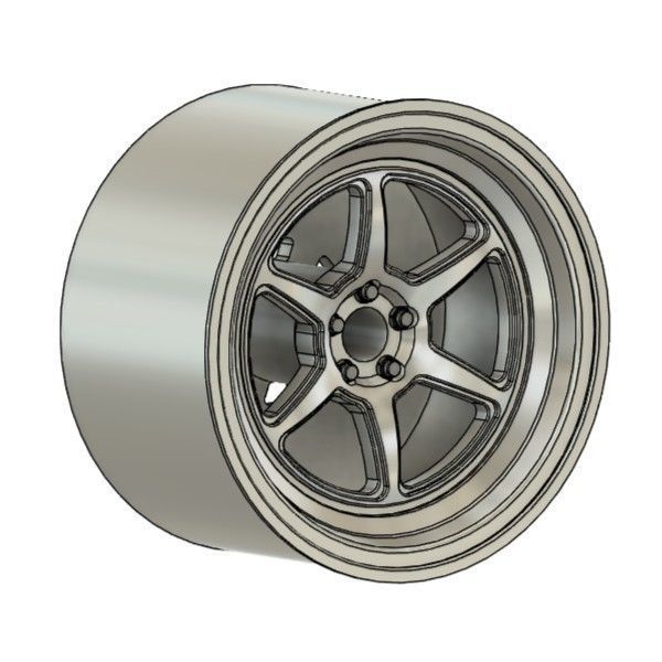 KANSEI ROKU RIMS FOR DIECAST 64 SCALE 3D model 3D printable | CGTrader