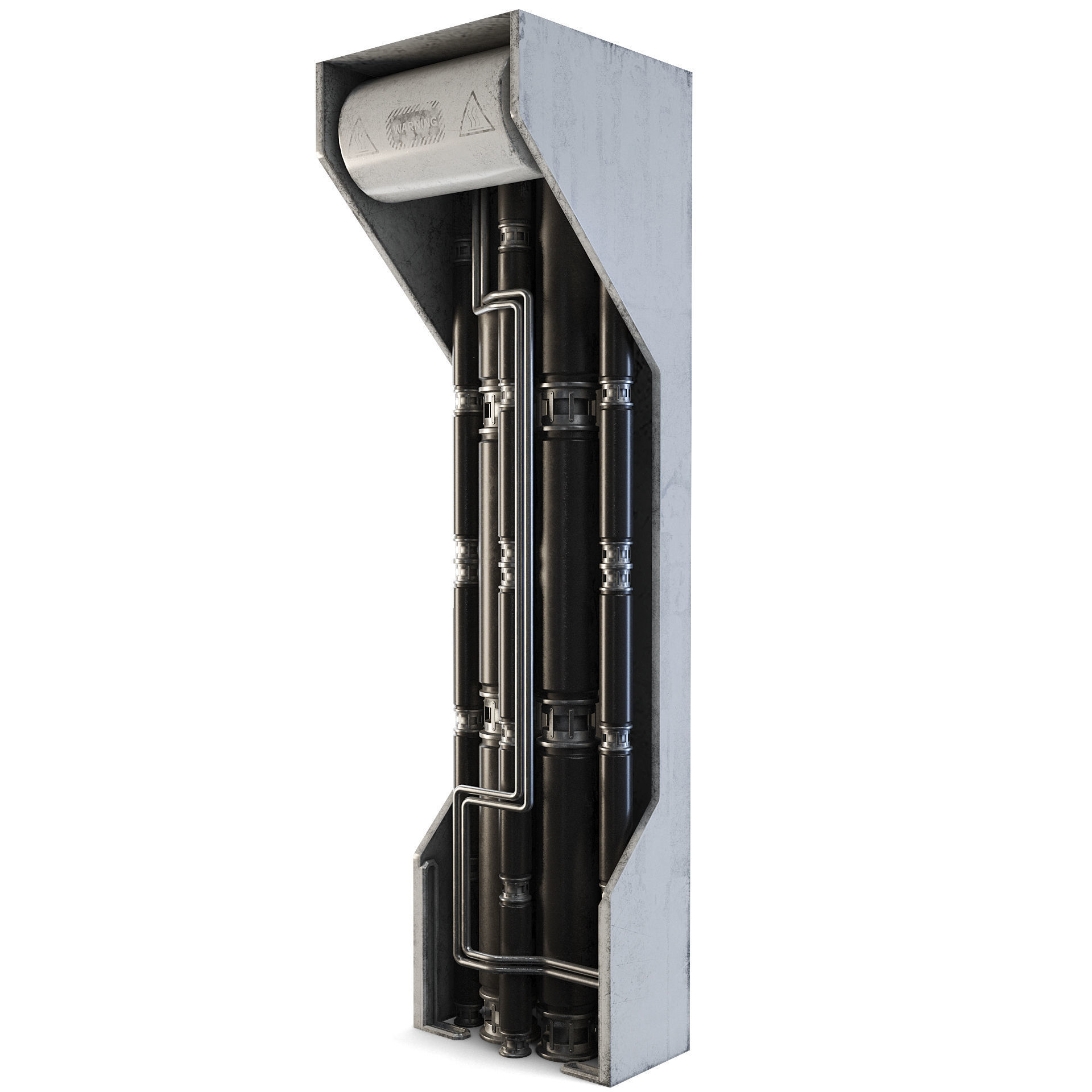 Space Station Wall 3Space Station Wall 3 3D model | CGTrader