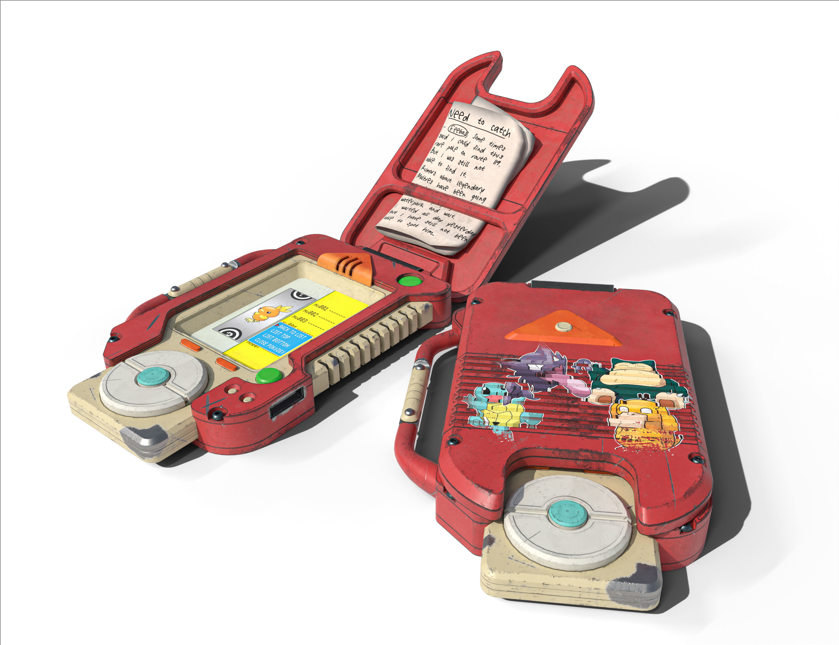 3D model Pokemon pokedex VR / AR / low-poly | CGTrader