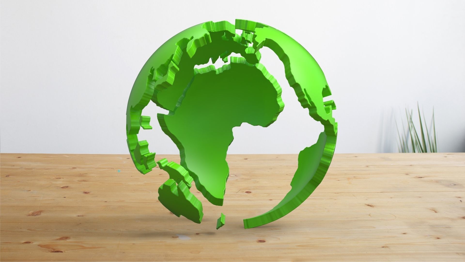 Globe 3d model two tone 3D model 3D printable | CGTrader