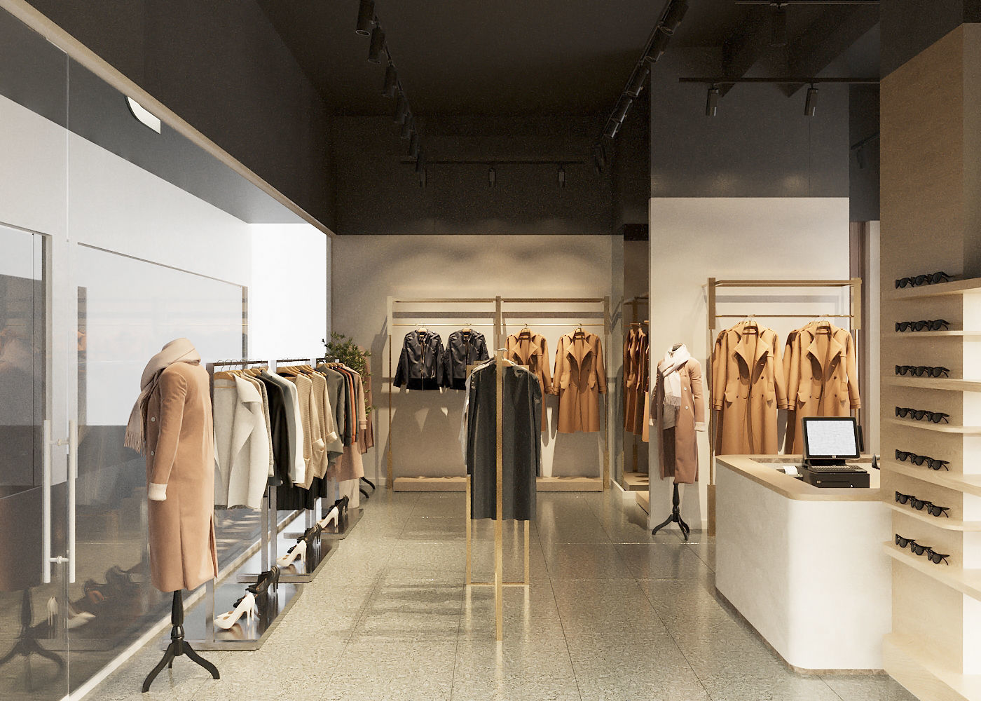 LUXURY CLOTHING STORE INTERIOR DESIGN 3D model 3D model | CGTrader