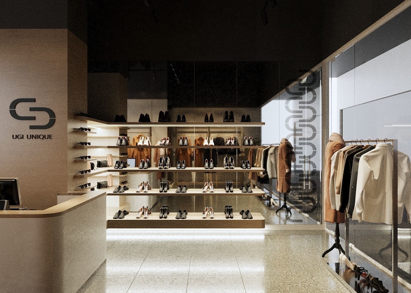 LUXURY CLOTHING STORE INTERIOR DESIGN 3D model 3D model | CGTrader