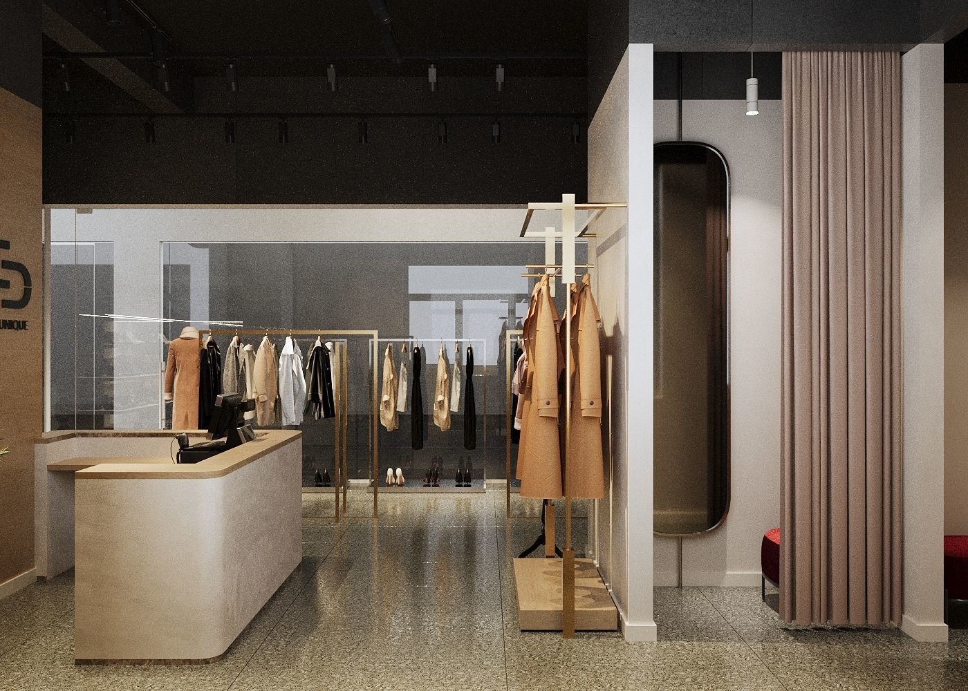 LUXURY CLOTHING STORE INTERIOR DESIGN 3D model 3D model | CGTrader