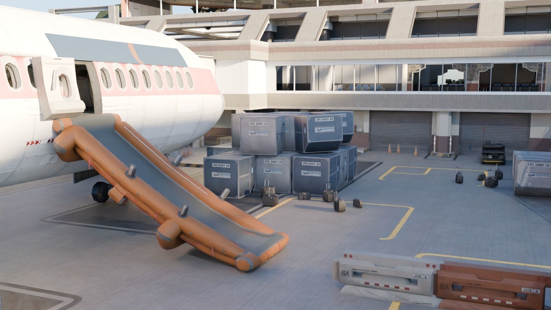 3D model Call of Duty Terminal Map with Textures VR / AR / low-poly ...