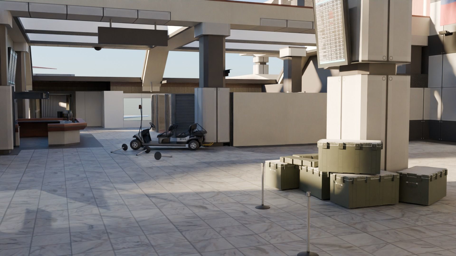 3D model Call of Duty Terminal Map with Textures VR / AR / low-poly ...