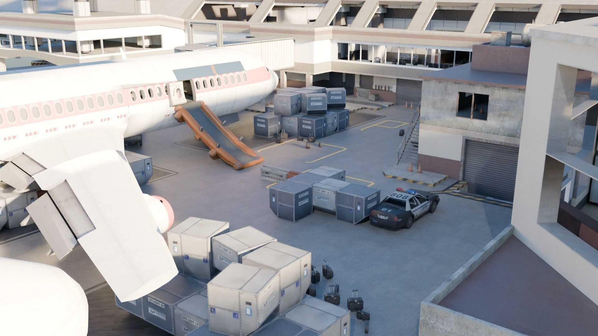 3D model Call of Duty Terminal Map with Textures VR / AR / low-poly ...