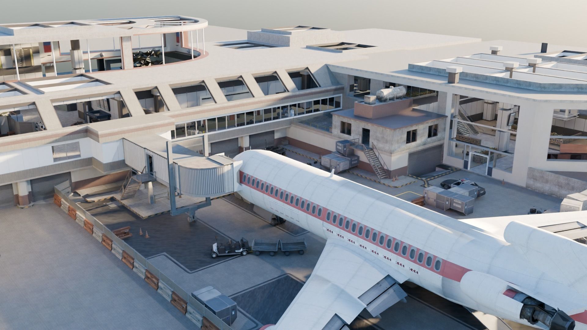 3D model Call of Duty Terminal Map with Textures VR / AR / low-poly ...