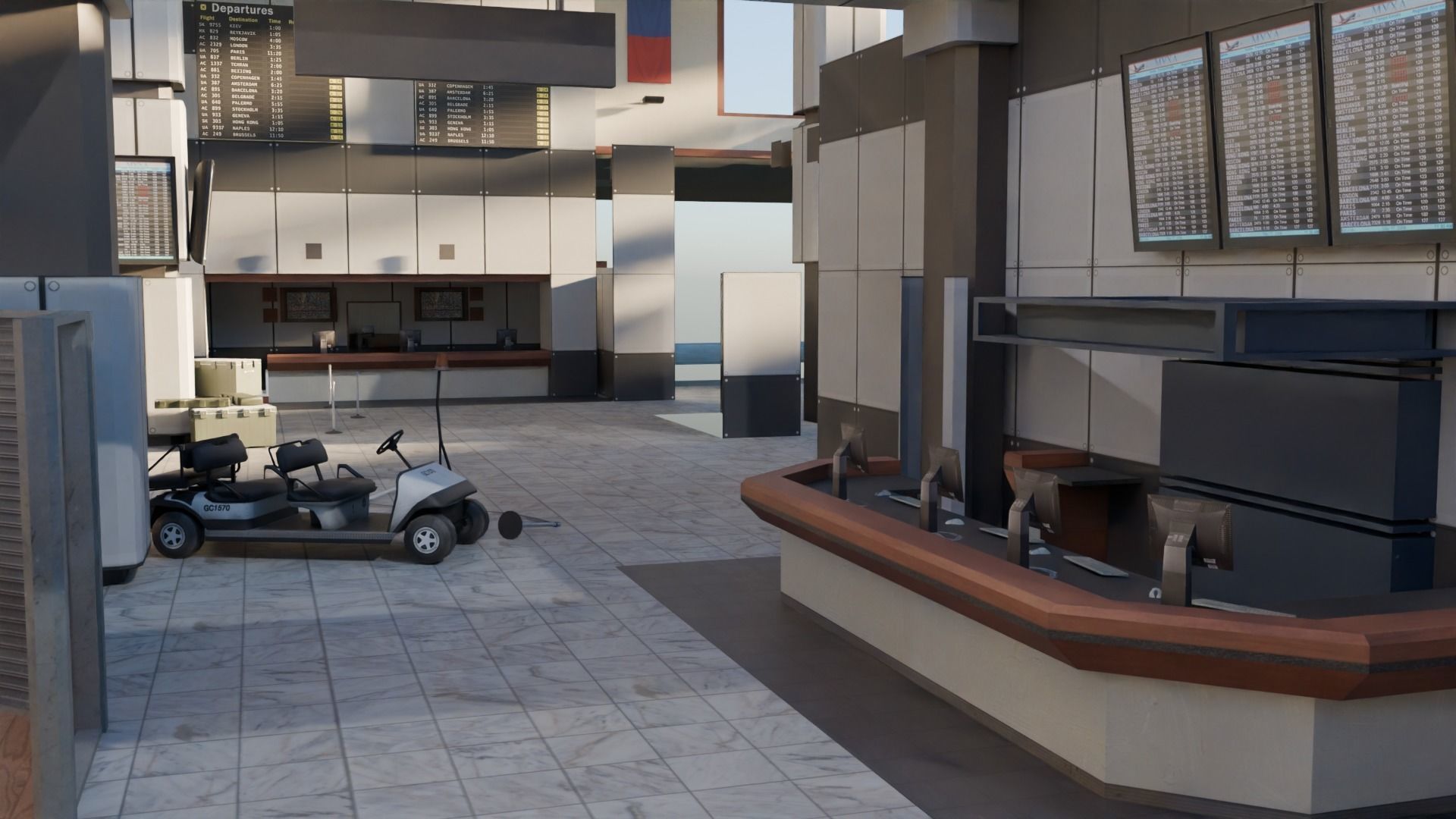 3D model Call of Duty Terminal Map with Textures VR / AR / low-poly ...