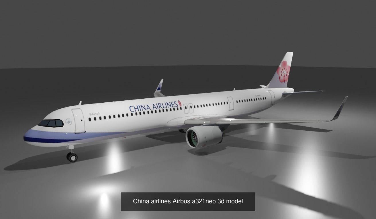 3D Model Collection Airbus a321neo 3D model 12 liveries VR / AR / low ...