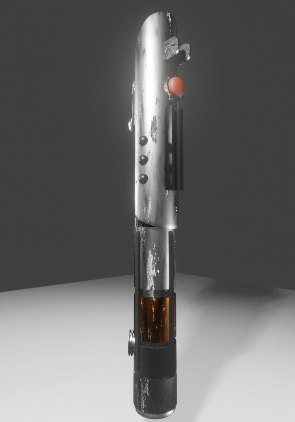 Starkiller Lightsaber free 3D model | CGTrader