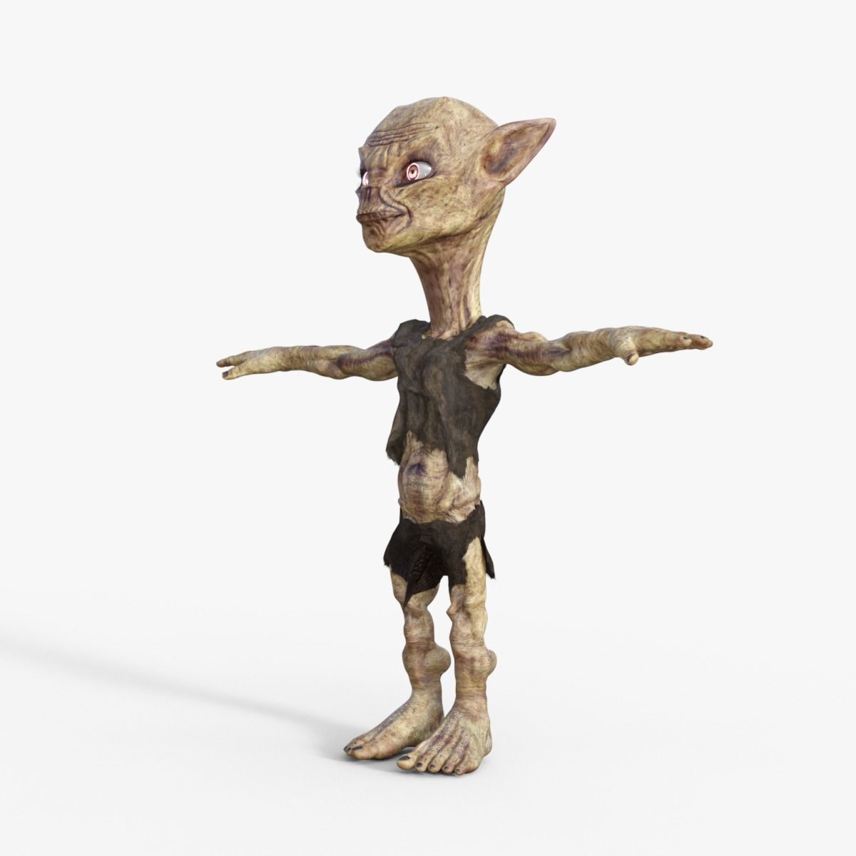 Scary Monster Rigged 3D model rigged | CGTrader