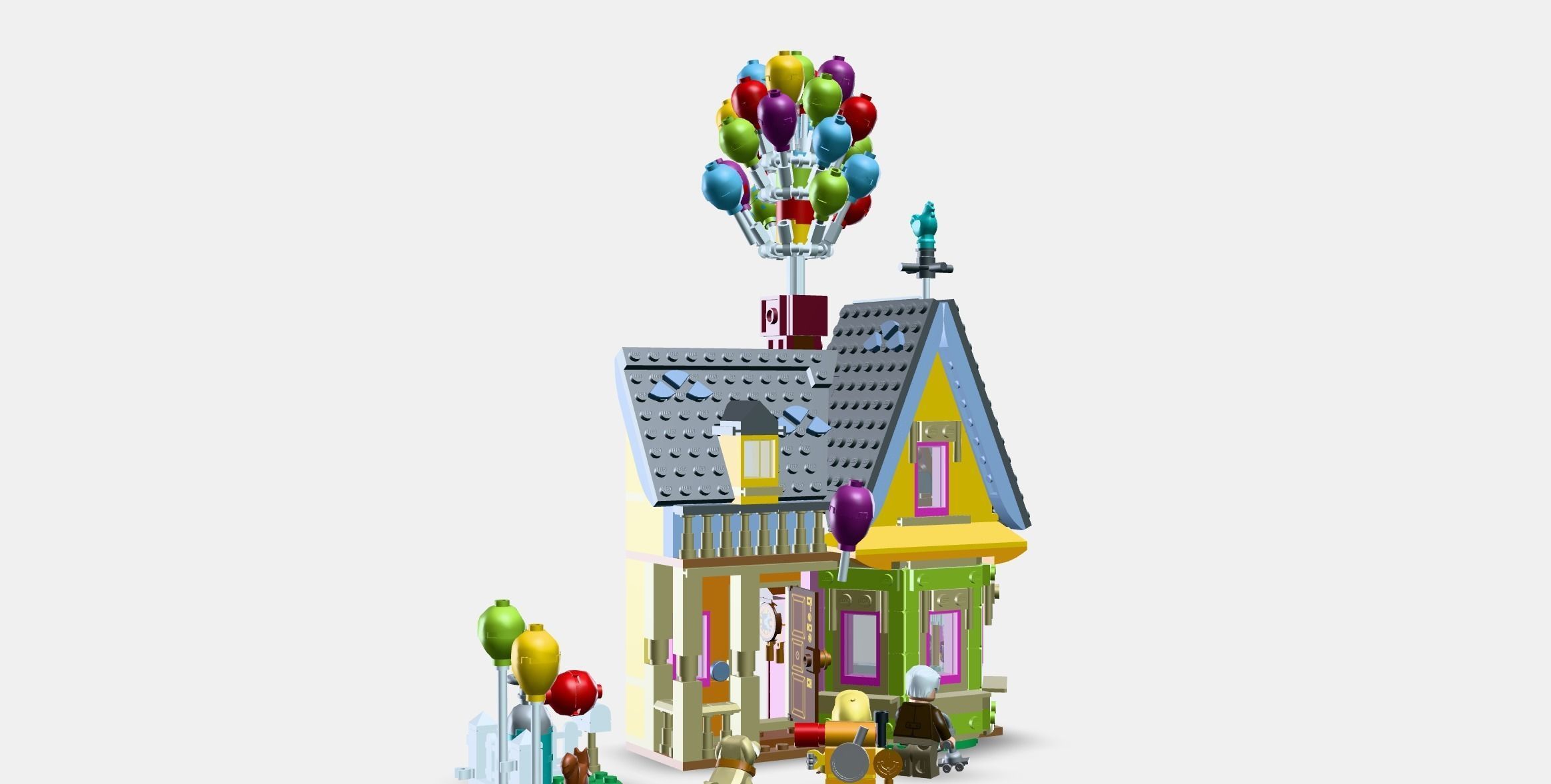 LEGO Disney Up House free 3D model | CGTrader