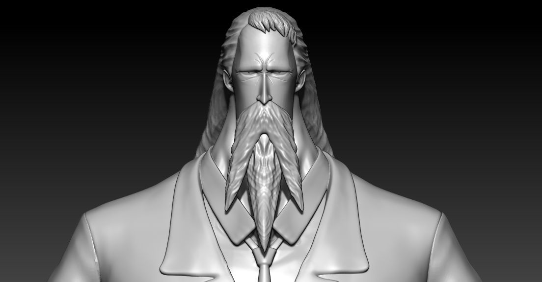 MARCUS MARS - FIVE ELDERS - ONE PIECE 3D model 3D printable | CGTrader