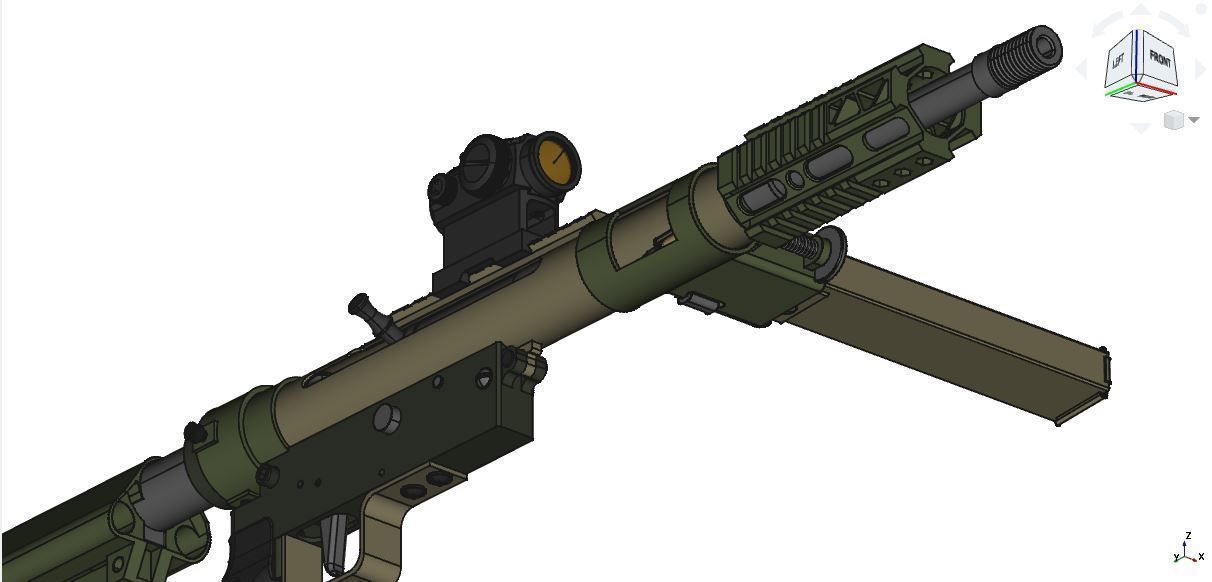 Sten gun MK II whatif CAD files 3D model | CGTrader